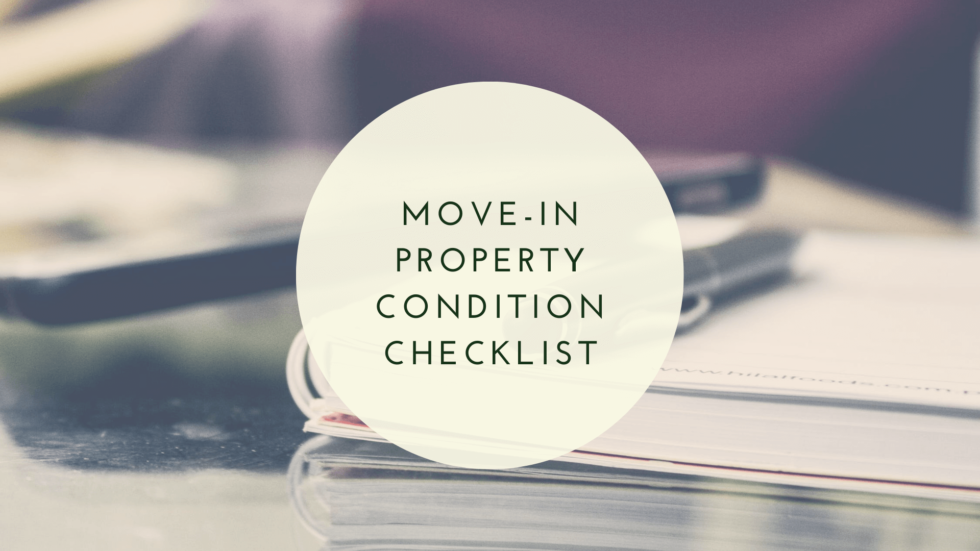 Move-In Property Condition Checklist - Muldoon Associates PM